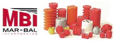 Mar-Bal Glass Standoff Insulators